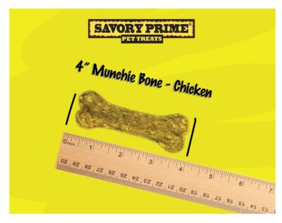 3-4" Munchie Bone Chicken 10/Pk - Savory Prime Pet Treats