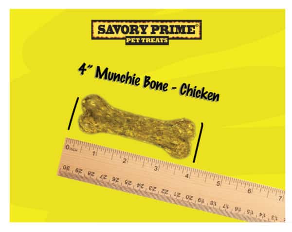 3-4" Munchie Bone Chicken 10/Pk - Savory Prime Pet Treats