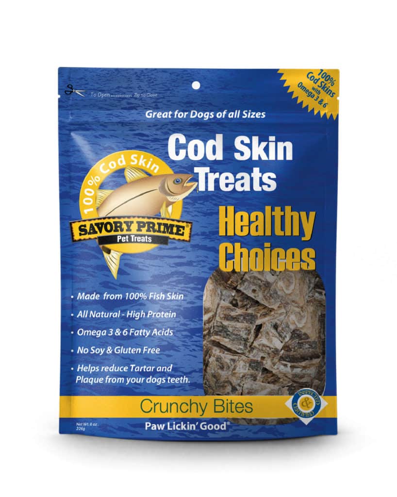 Cod Skin Fish Crunchy Bites - Savory Prime Pet Treats